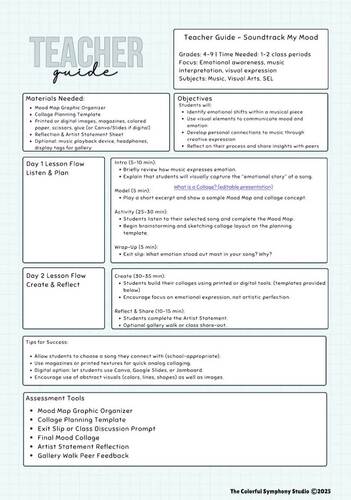 Soundtrack My Mood – Music & Emotion Collage Project | Art & SEL ...