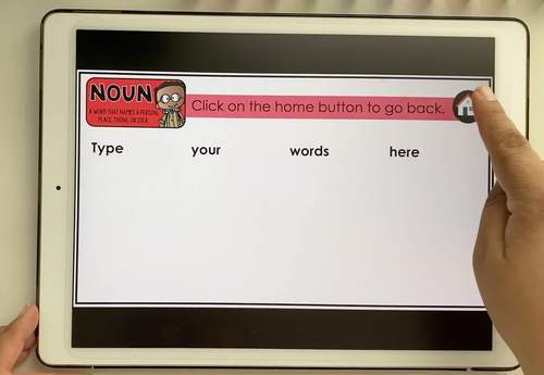 Digital & Interactive Grammar Wall Made for Google Slides™ | TpT