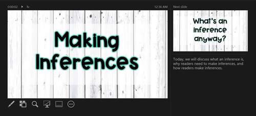 Making Inferences Lesson with Guided Notes by I Teach Like a Boss