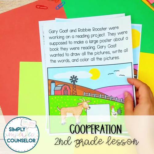 Cooperation and Teamwork School Counseling Lesson by Simply Imperfect ...