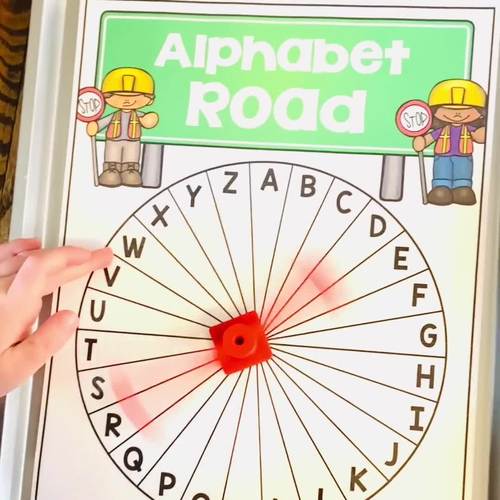 Alphabet Road Letter Matching Activity for Community Helpers by Turner Tots