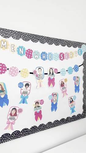 Womens History Month Bulletin Board Quotes, Research Project, March ...