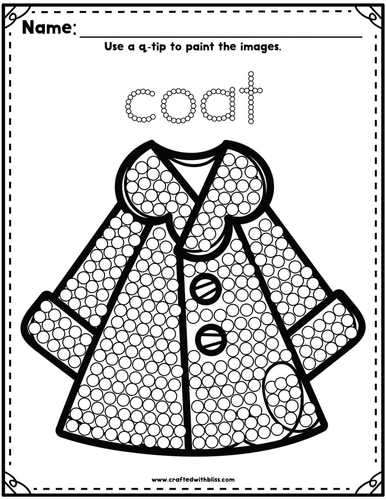 Q-Tip Painting - Winter Fine Motor Activity | Winter Craft | Dot Painting