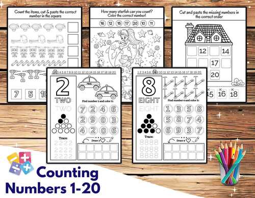 Pre- K Math Bundle - Numbers, Shapes, Patterns and much more... | TPT