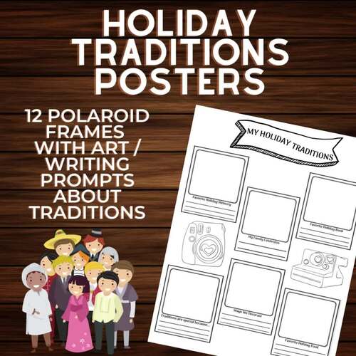 Holiday Family Traditions Poster / Bulletin Board Activity, New Years ...