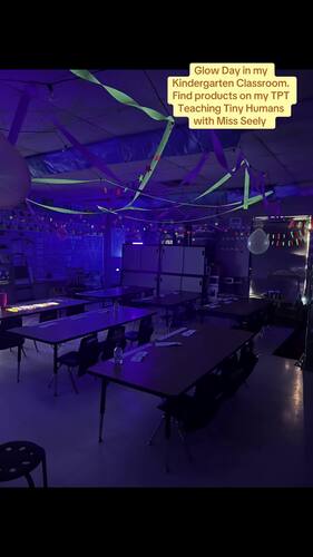 GLOW Day – A Black Light Classroom Experience! Neon End of Year Fun ...