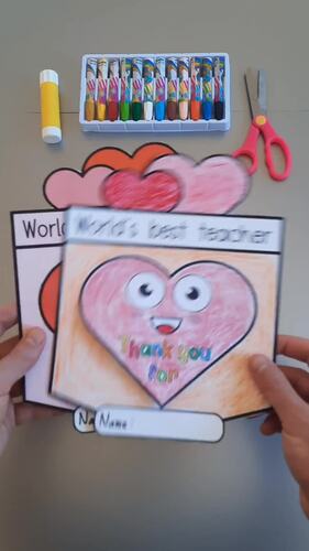 Teacher Appreciation Week Thank you Cards Teacher Appreciation Gift Craft