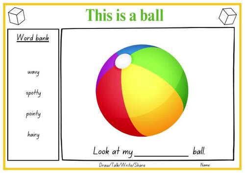 'This is a ball' U4 Lessons 6-10 ES1/K English (NSW) BUNDLE | TPT