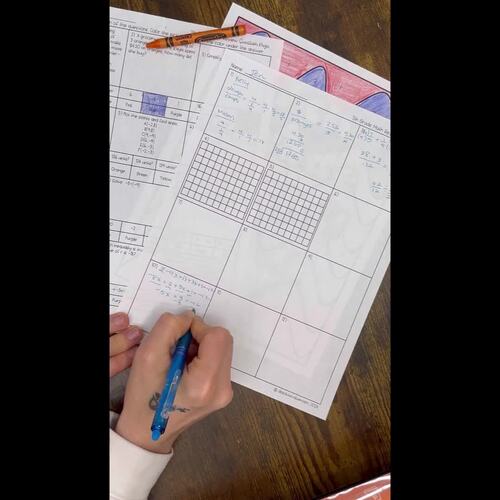 7th Grade Math End of Year Activity | 7th Grade Math Coloring Page ...