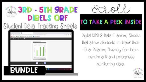 DIBELS ORF Student Data Tracking Bundle 3 - 5 Digital Option | TPT