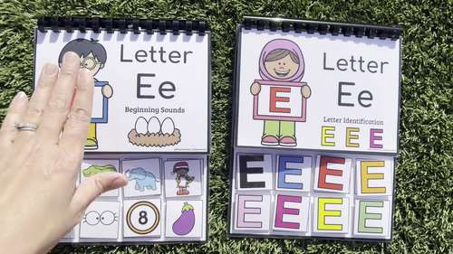 Letter E Alphabet Adapted Books | Matching and Errorless Learning