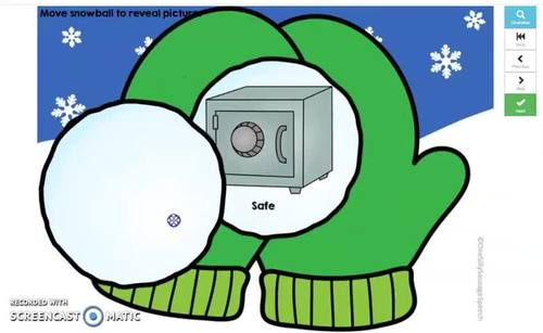 Final F Articulation-Winter edition BOOM CARDS by One Silly Sausage Speech