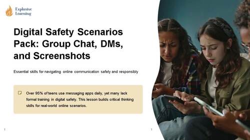 Digital Safety Scenarios Pack : Classroom Resource : PPT Lesson | TPT