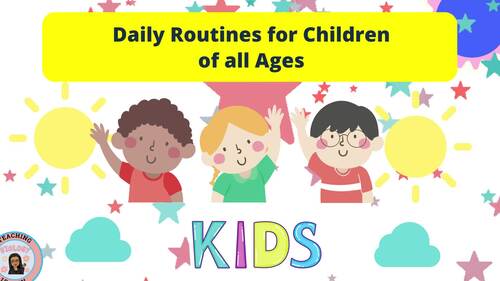 Daily Routines Poster For Children of All Ages by Teachingbiologyisfun
