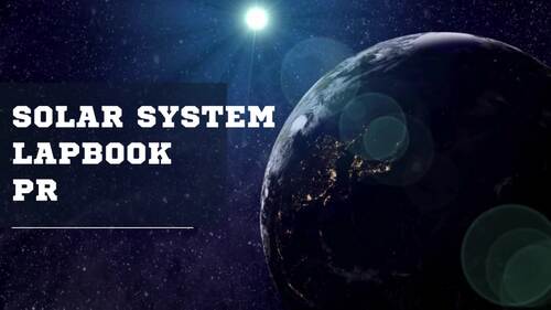 Solar System and Planets Lapbook Project by The Adventures in Education