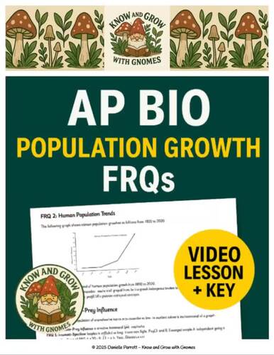 AP Biology (AP Bio) Population Growth FRQs | Video Lesson + Answer Key