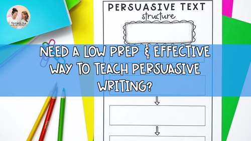 Persuasive Writing Unit - Activities and Games / Grade 4 - 6 | TPT
