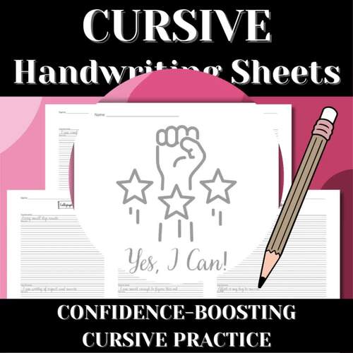 BUILD CONFIDENCE AND GROWTH MINDSET | Cursive Handwriting Practice ...