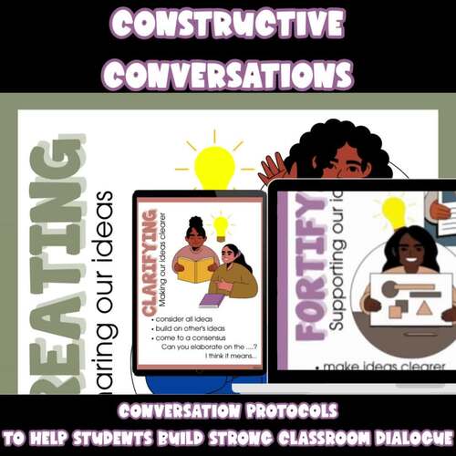 Dialogue Anchor Charts/Posters "Constructive Conversations" by ...