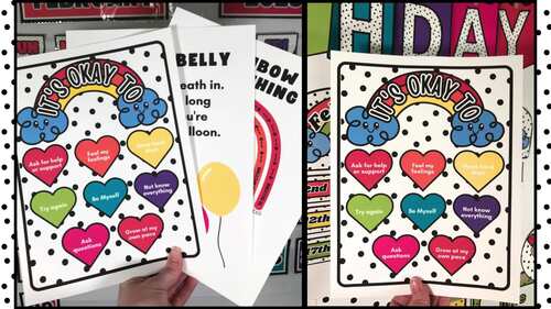 Calming Corner, Breathing Exercises, Calming Techniques, Rainbow ...