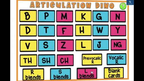 Articulation GAME - Build a Dinosaur - ALL Sounds & Blends - BOOM ...