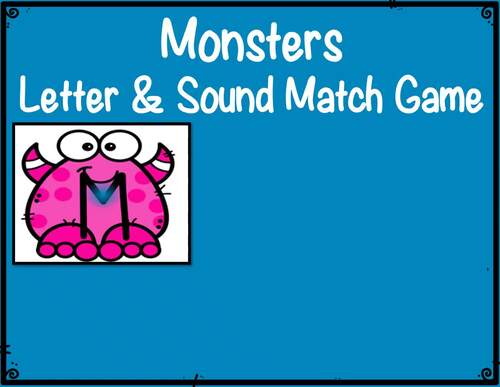Monster Themed Literacy Centers by The Teaching Scene by Maureen