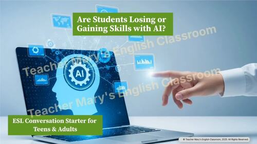 AI and Learning - ESL Speaking Activities | Teens & Adults | Upp. Beg ...