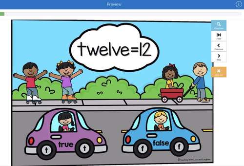 True or False Math Equations Boom Cards™ Bundle | TPT