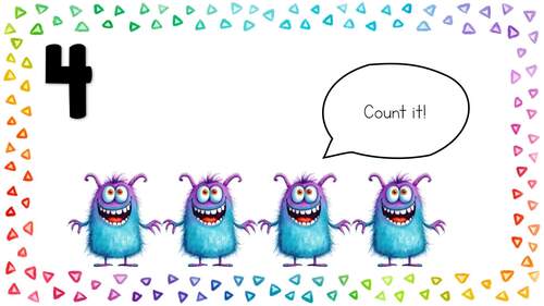 Math Monsters Number Talks Digital Lesson Number 4 | TPT