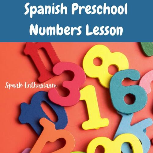 Preschool Spanish Numbers Lesson - Los Números 1 - 10 - Libro de Números