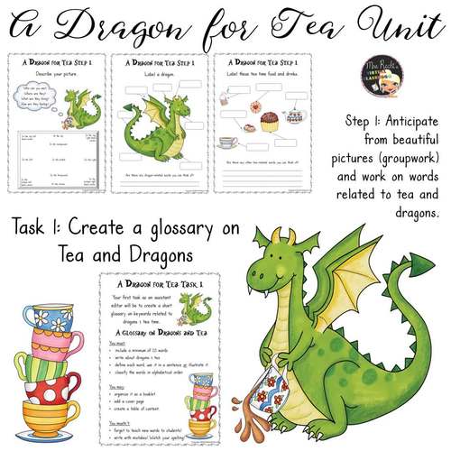 Dragons Unit - A Dragon for Tea by Mrs Recht's Virtual Classroom