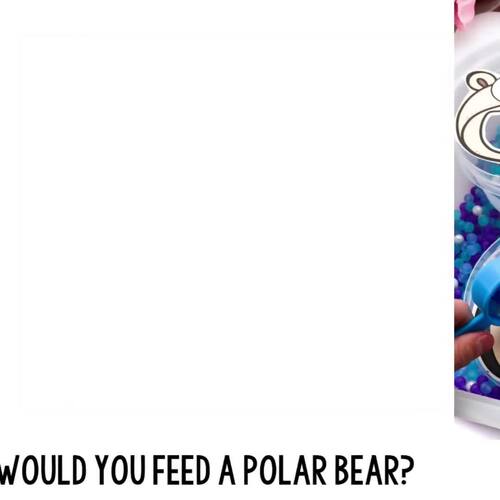 Arctic Animals Counting Sensory Bin - Feed the Penguins & Polar Bears ...