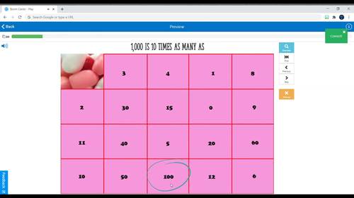 Multiplicative Comparisons Valentine's Mystery Picture Boom Cards