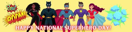 SUPERHERO DAY ANIMATED BANNER | GOOGLE CLASSROOM | GOOGLE HEADER