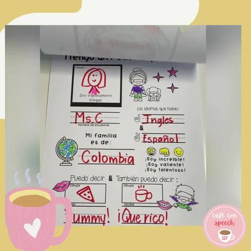 Bilingualism is My Superpower in English and Spanish Craft Activity