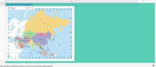 Latitude And Longitude Map Asia