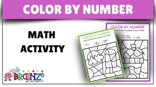 Summer Color by Number | Math & Coloring Activities for Early Learners