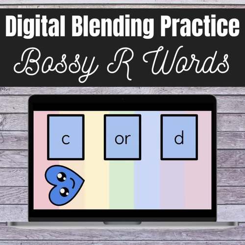 BUNDLE Bossy R Digital Blending Boards! R Controlled Vowels {Google Slides}
