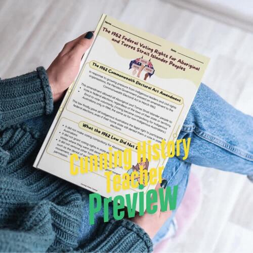 The 1962 Federal Voting Rights for Aboriginal and Torres Strait ...