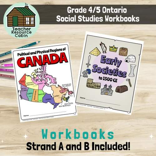 Grade 4/5 Social Studies Workbooks (Ontario Curriculum) | TPT
