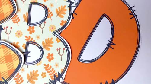 Thanksgiving Bulletin Board Letters & Borders | November,Turkey, Fall ...