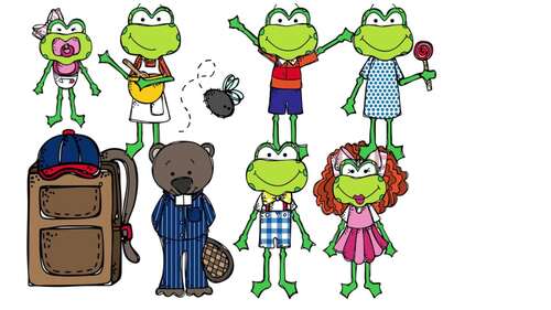 We love frogs clip art 2025 frog clip art literature clip art COMBO PACK
