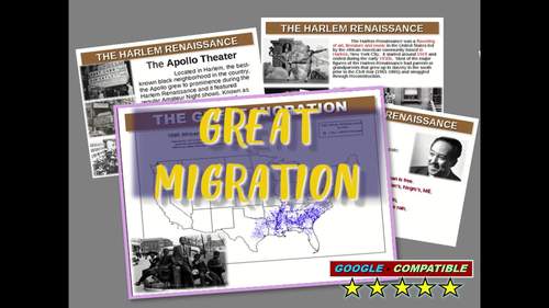 1920s - The Great Migration (and the Harlem Renaissance) | TpT