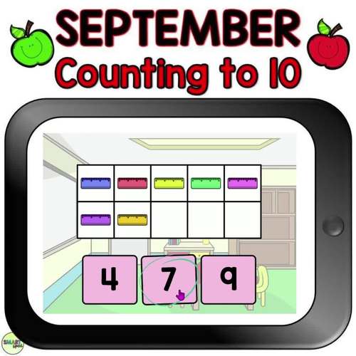 September: Counting to 10 | Rules by SmartSPED | TPT