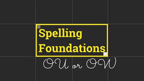 OU OW Orton Gillingham Boom Cards - Phonogram Spelling Practice Activity