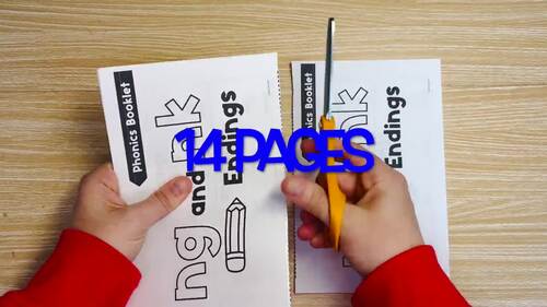 ng and nk Endings Phonics Booklet Phonics Book Worksheets by Kiddie ...