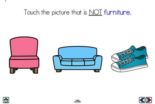 Negation Basic Concepts for Speech Therapy | TPT