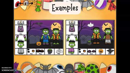 Build a Frankenstein BOOM Cards™ K, G, T, D, H Sounds - Digital Speech ...