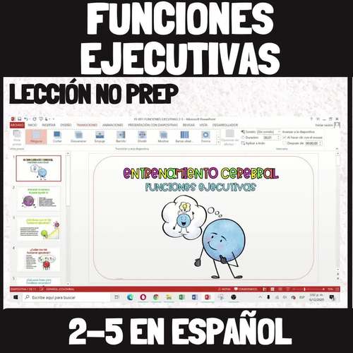 LECCIÓN SOBRE FUNCIONES EJECUTIVAS. EL PODER DE TU CEREBRO. 2-5 (en ...
