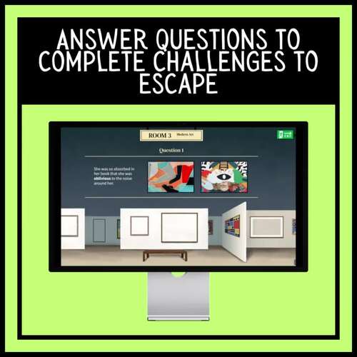 Language Activities Digital Escape Rooms Bundle 1 by Ivybee Speech